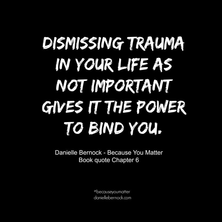 What To Do About Your Trauma – Danielle Bernock